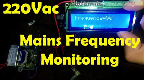 diy mains frequency meter for 110 220vac using arduino