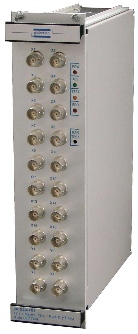 Gpib 16 X 4 Matrix Switch 50 Ohms 20 520 521