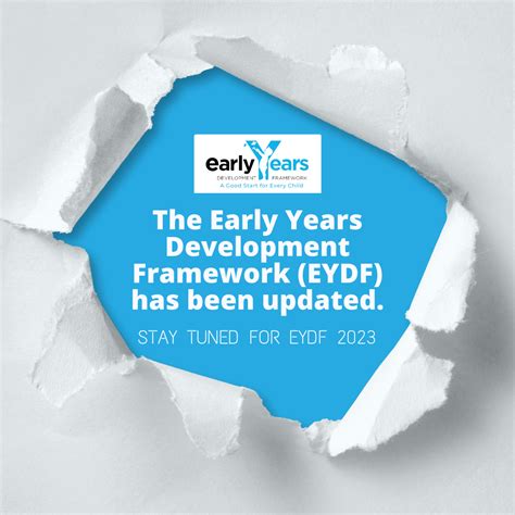 Ecda Early Years Development Framework