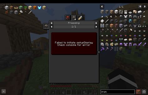 on a multiplayer server with around 50 mods the create mod items load