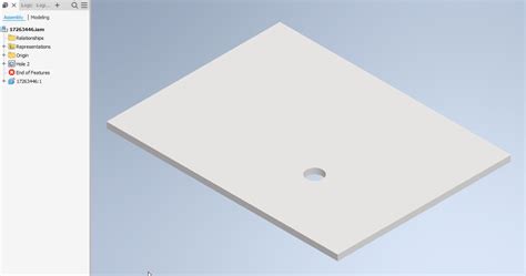 Appearance Of Part Face Gets Replaced After Adding A Hole In An