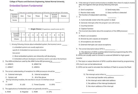 Hey I Have Exam Of Embedded Systems Please Solve Chegg Com
