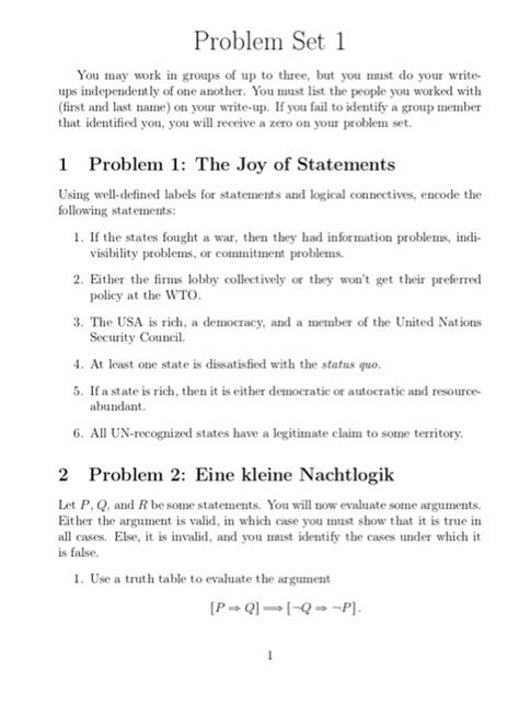 Solved Problem Set 1 You May Work In Groups Of Up To Three