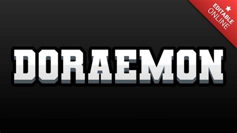 Doraemon Angry Text Effect Generator