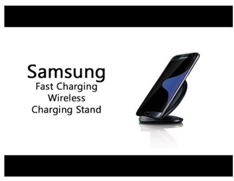 SAMSUNG QI CERTIFIED FAST CHARGE WIRELESS CHARGING PAD STAND SUPPORTS WIRELESS CHARGING ON