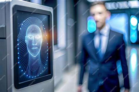 Premium Photo Biometric Security Technology Such As Fingerprint Scanners Or Facial Recognition