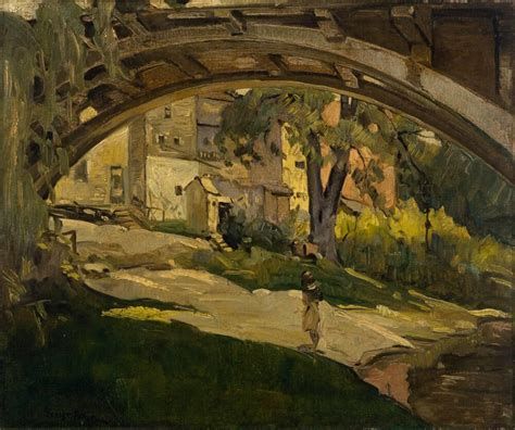 Girl Under Arched Bridge All Works The Mfah Collections