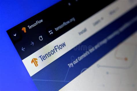 Tensorflow Ai Logo Editorial Stock Image Image Of Mobile 302111689
