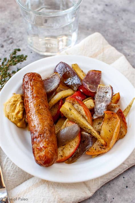 Parsnip Apple Sausage Bake Slice Of Paleo