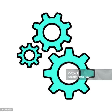 Setting Setup Configuration Optimization Icon Stock Illustration