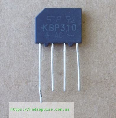 Діодний міст KBP310 ( 1000V,3A ) - RadioPulse