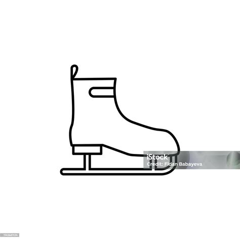 아이스 스케이트 아이콘입니다 여행 그림의 요소입니다 기호와 기호는 웹 로고 모바일 앱 Ui Ux에 사용할 수 있습니다 건강관리와 의술에 대한 스톡 벡터 아트 및 기타 이미지