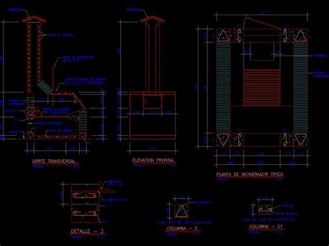 Incinerator In Autocad Cad Download 45 52 Kb Bibliocad