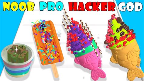 NOOB Vs PRO Vs HACKER Vs GOD Dessertest DIY YouTube