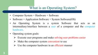 OPERATING SYSTEMS Pptx Operating Systems Computer Software And Applications
