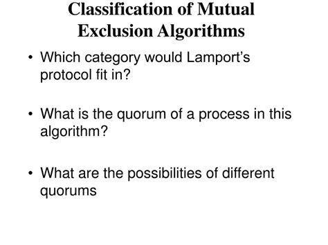 Ppt Mutual Exclusion Powerpoint Presentation Free Download Id4185476