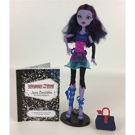 Monster High Doll Jane Boolittle 10 Doll Original Release Diary Mattel