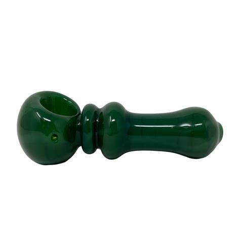 Emerald Green Glass Pipe 45 Kings Pipes