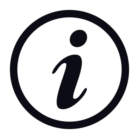 Premium Vector Info Exclamation Mark Icon