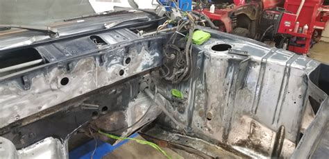 Repairing A Rust Hole On The Firewall And Tasks Along The Way