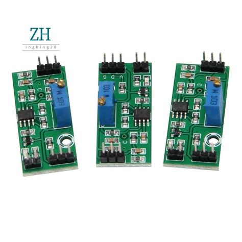 3pcs Lm393 35 24v Voltage Comparator Module With Led Indicator High Level Output Analog