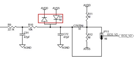 Ads1298 Ecg Input Protection Diodes Data Converters Forum Data Converters Ti E2e Support