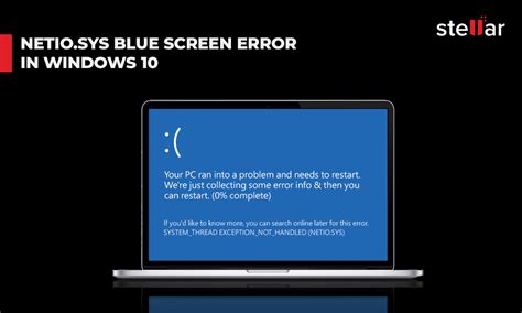 [solved] netio sys blue screen errors in windows 10