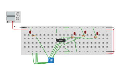 Circuit Design Grey To Binary Tinkercad