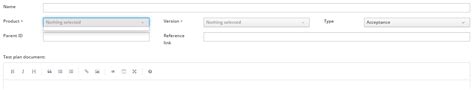 Product And Versions Are Not Displayed When Creating New Test Plan In