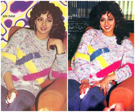 Sridevi Sridevi Chilling On The Sets Of Khuda Gawah