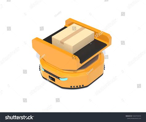 Amr Autonomous Mobile Robot Isolated On Stock Illustration