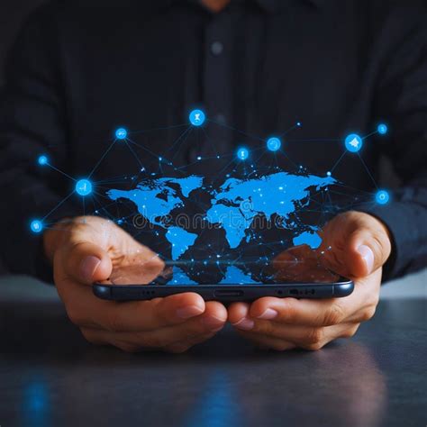 Mobile Nexus Redefining Global Business Connectivity Stock Illustration Illustration Of Nexus