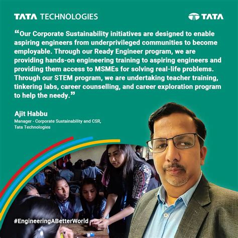 Tata Technologies On Linkedin Csr Engineeringabetterworld