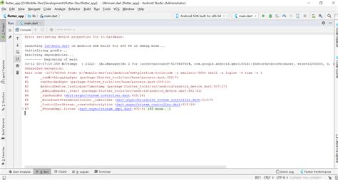 error device still authorizing · issue 27456 · flutter flutter · github