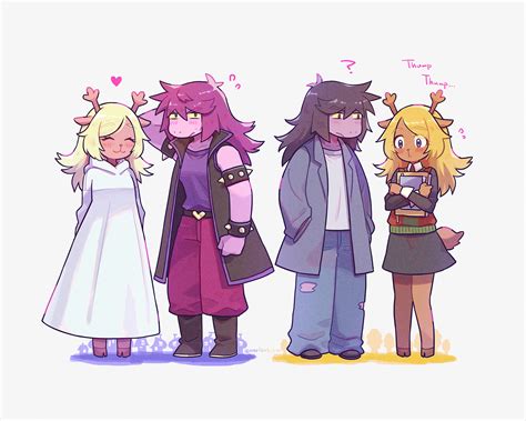 Susie And Noelle Holiday Deltarune Drawn By Mayuzumi Danbooru