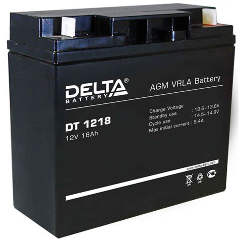 Аккумулятор Delta АКБ-18 DT 1218 Delta