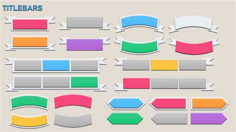 Flat Cartoon Gui Pack