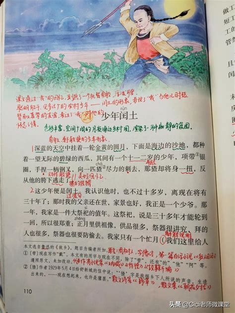 少年闰土课文（24少年闰土）可可情感网