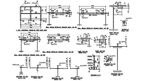 Beam Section Detail Drawing File Download Autocad File Artofit