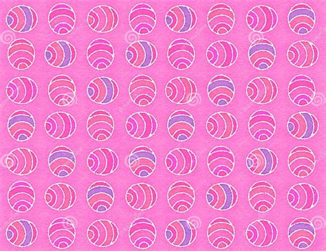 Pastel Easter Eggs Geometric Design Abstract Circle Mosaic Pattern Radial Motif Background