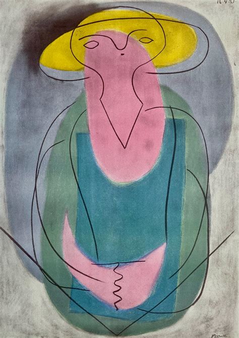 Picasso Portrait Of A Lady Picasso Fifteen Drawings After For Sale