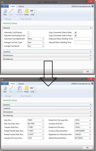 setting up number series in microsoft dynamics nav 2013