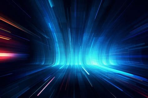 Premium Ai Image Abstract Cyber Space Background