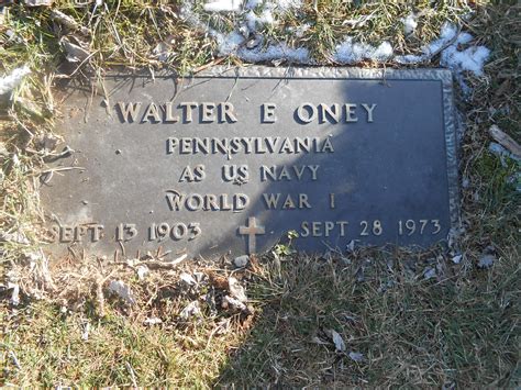 walter e oney 1903 1973 find a grave memorial