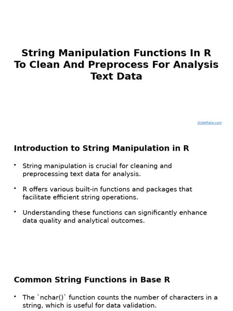 string manipulation functions in r pdf string computer science function mathematics