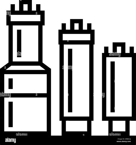 Scintillation Detector Nuclear Energy Line Icon Vector Illustration Stock Vector Image And Art Alamy