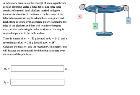 Solved M A Laboratory Exercise On The Concept Of Static Chegg Com
