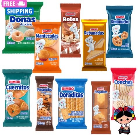 Bimbo Pan Dulce Bimbo Variety Bakery 10 Pack Ebay