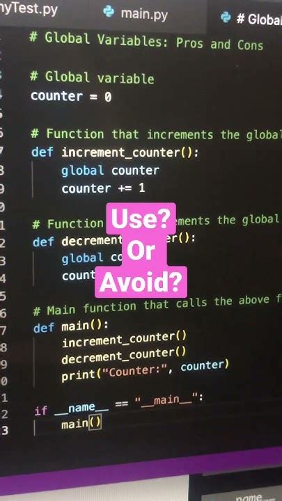 Python Global Variables The Best Or The Worst Youtube