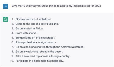 I Asked Chatgpt To Help Me Come Up With Some Ideas For My Impossible